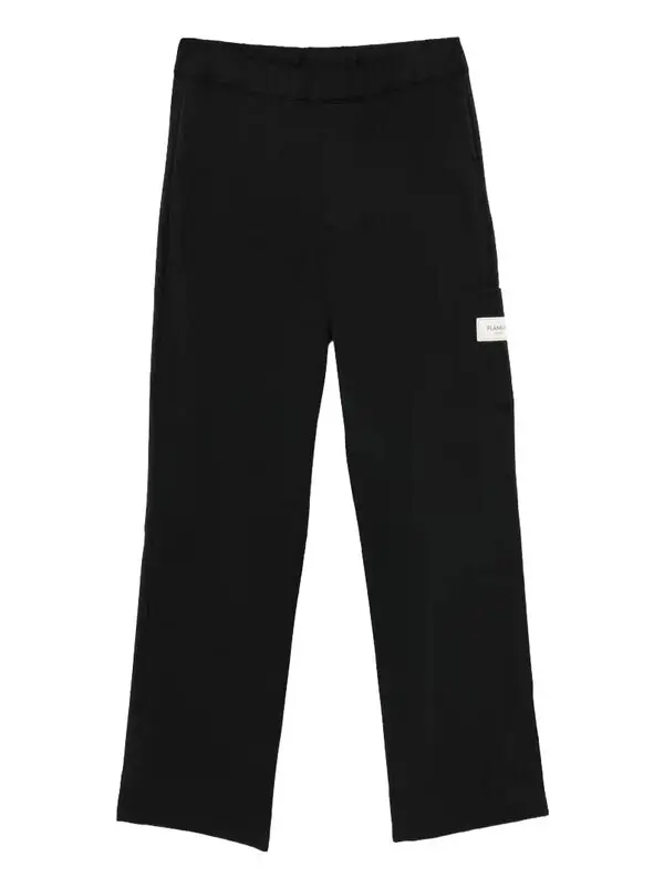FLANEUR Drawstring Trousers - Black