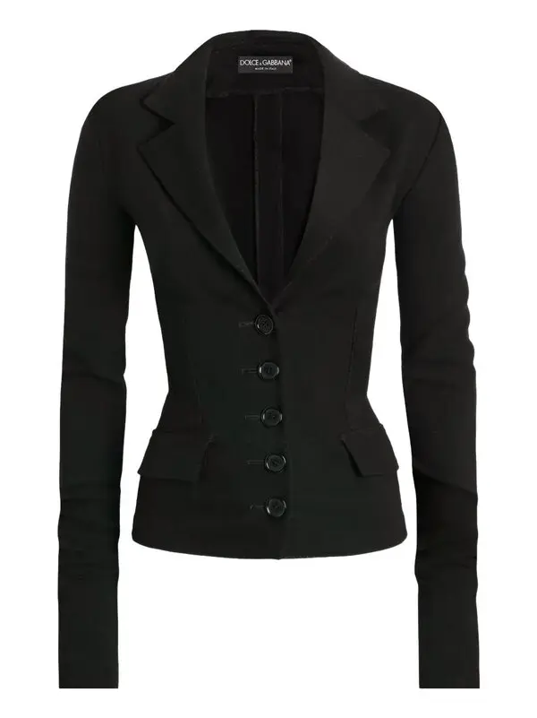 Dolce & Gabbana Single-breasted Jacket - Black