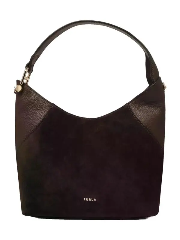 Furla Paneled Tote Bag - Brown
