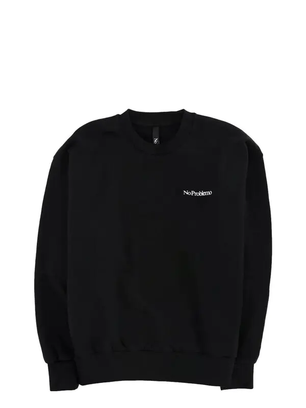 NO PROBLEMO Logo-detail Sweatshirt - Black