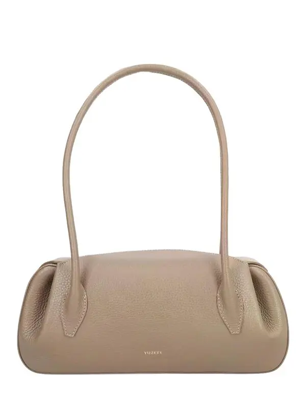 Yuzefi Gathered Shoulder Bag - Neutrals