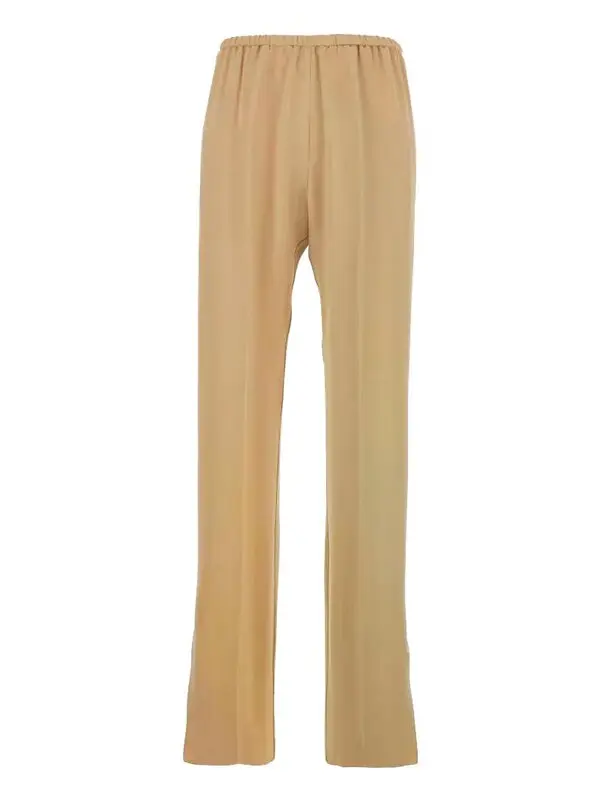 FORTE_FORTE Side Slit Trousers - Neutrals