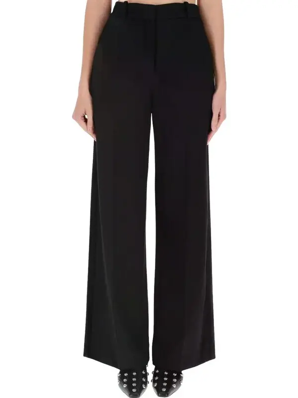 Theory Wide-leg Trousers - Black