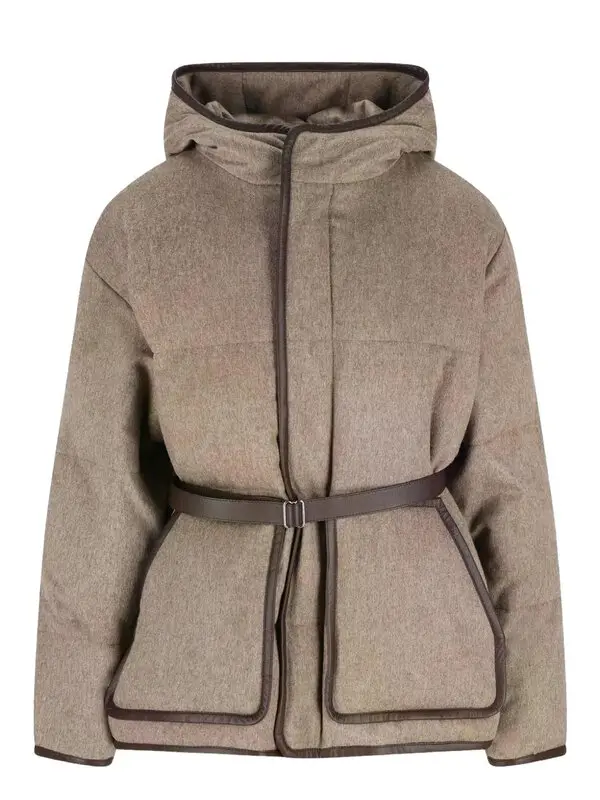 TOD'S Padded Jacket - Neutrals