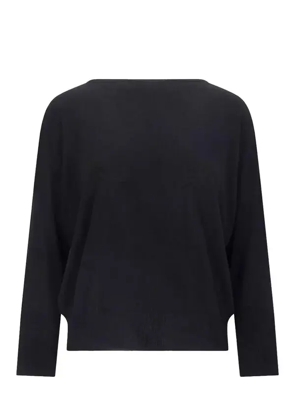 ZANONE Boat-neck Top - Black