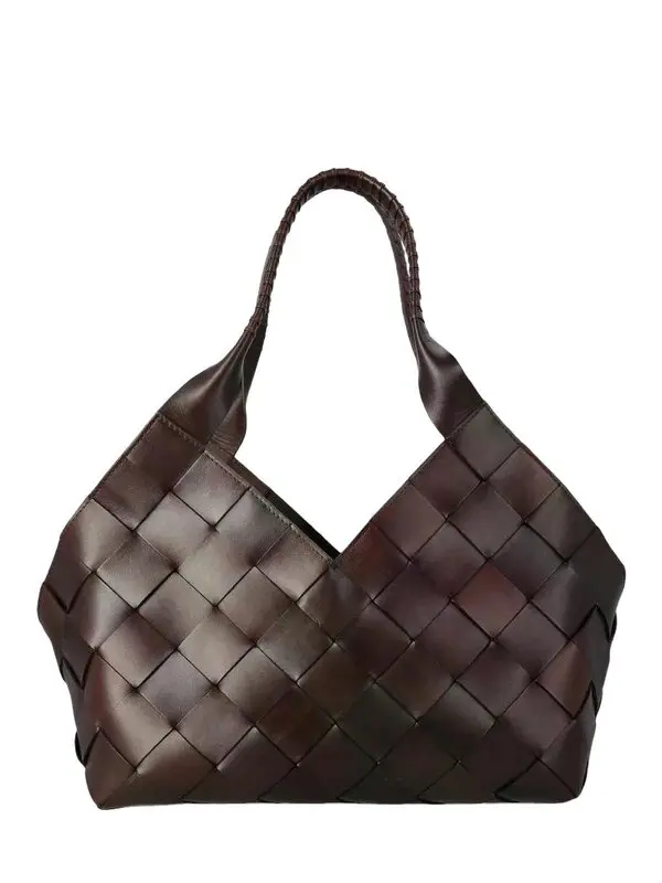 Dragon Diffusion Castello Woven Tote Bag - Brown