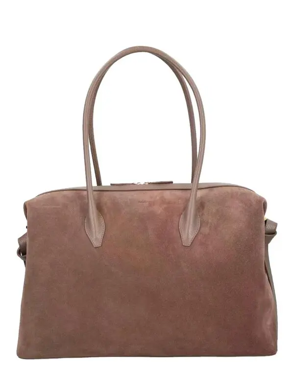 Yuzefi Large Brioche Duffle Tote Bag - Brown