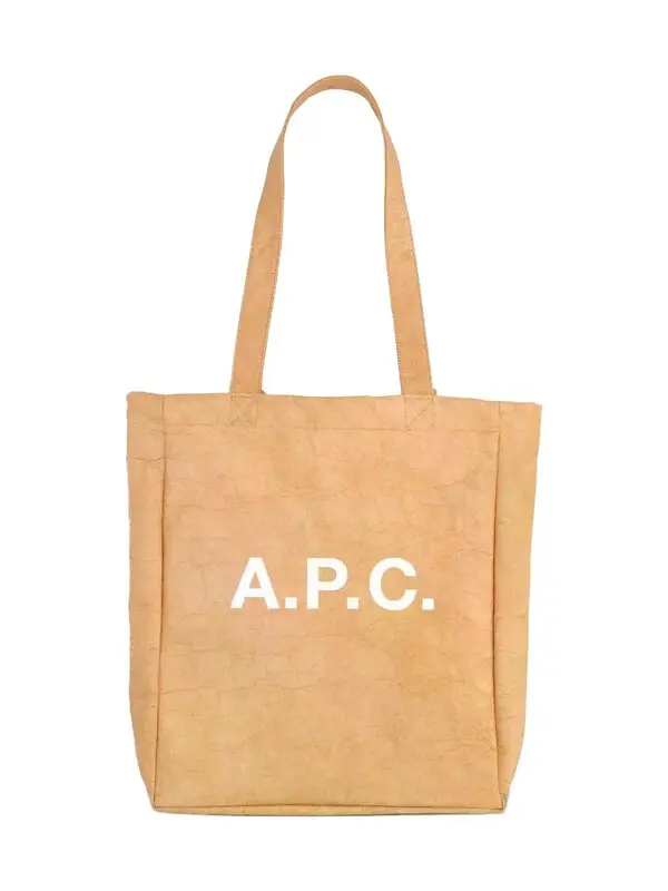 A.p.c. Logo Tote Bag - Neutrals
