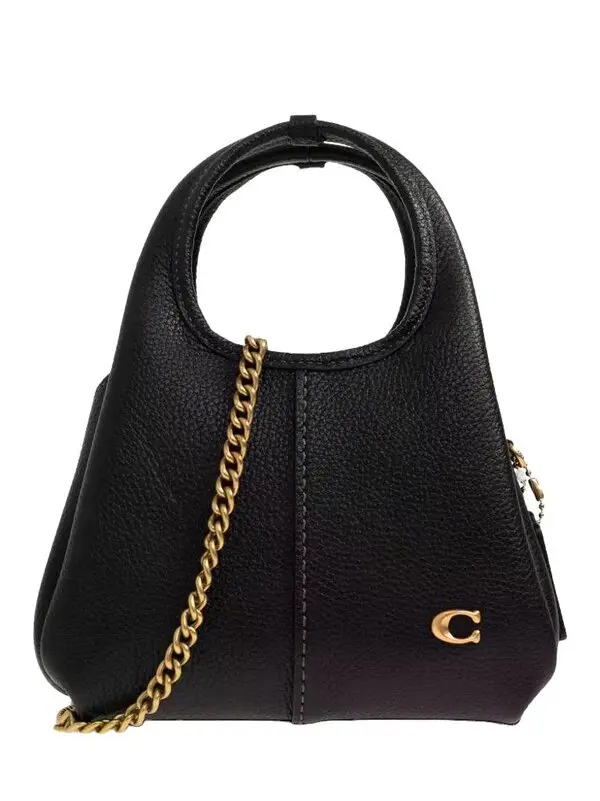 COACH Lana Leather Tote Bag - Black