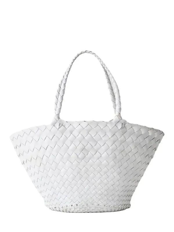 Dragon Diffusion Egola Woven Tote Bag - White
