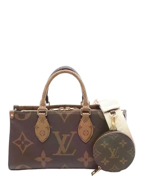 LOUIS VUITTON 2021-2025 Onthego East West Satchel - Brown