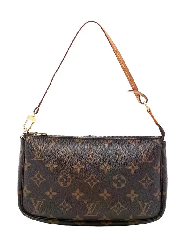 LOUIS VUITTON 1998 Monogram Pochette Accessoires - Brown