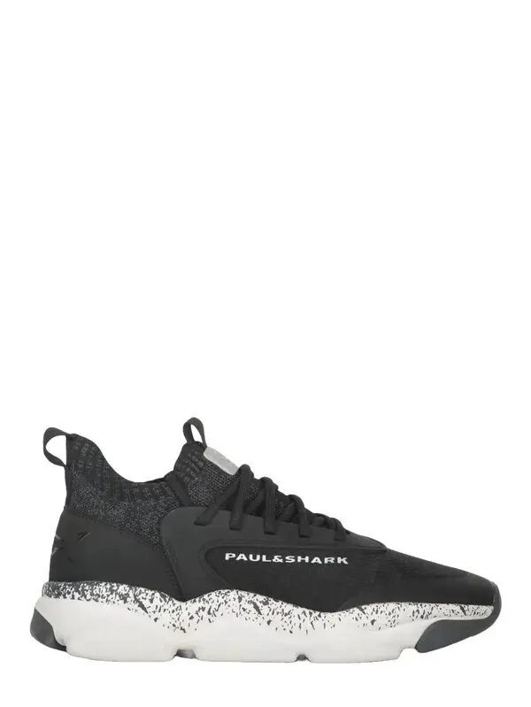 Paul & Shark Lace-up Sneakers - Black