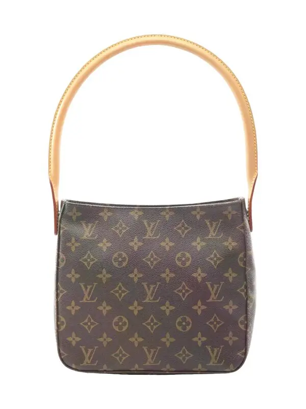 LOUIS VUITTON 2002 Monogram Looping Mm Shoulder Bag - Brown