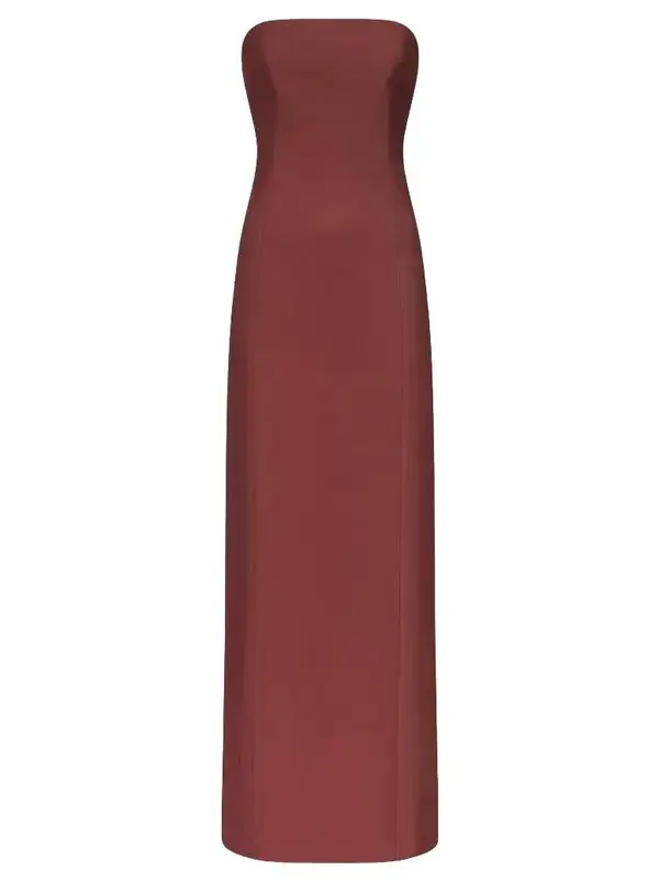 Loulou De Saison Shilo Bustier Maxi Dress - Red