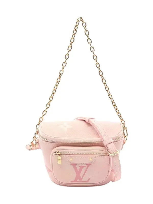 LOUIS VUITTON Monogram Empreinte Giant The Pool Mini Bumbag - Pink