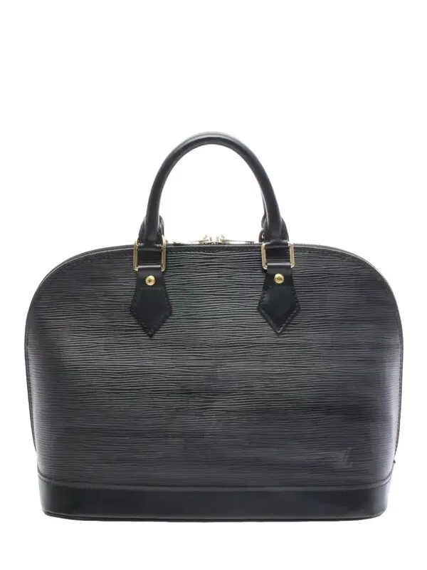 LOUIS VUITTON Epi Alma Pm Handbag - Black