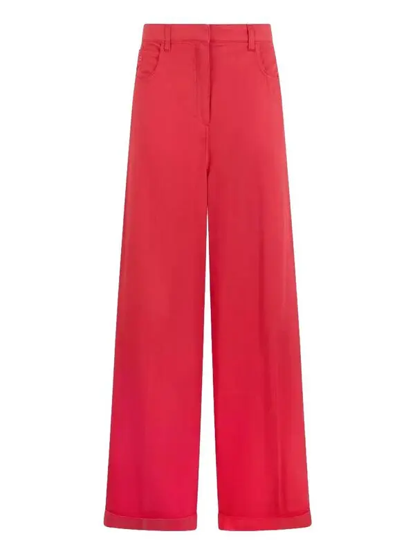 Philosophy Di Lorenzo Serafini Cuffed Five-pocket Trousers - Red