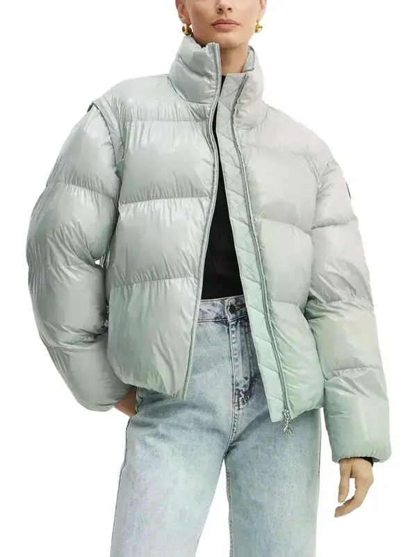 Patrizia Pepe Zip-up Puffer Jacket - Grey