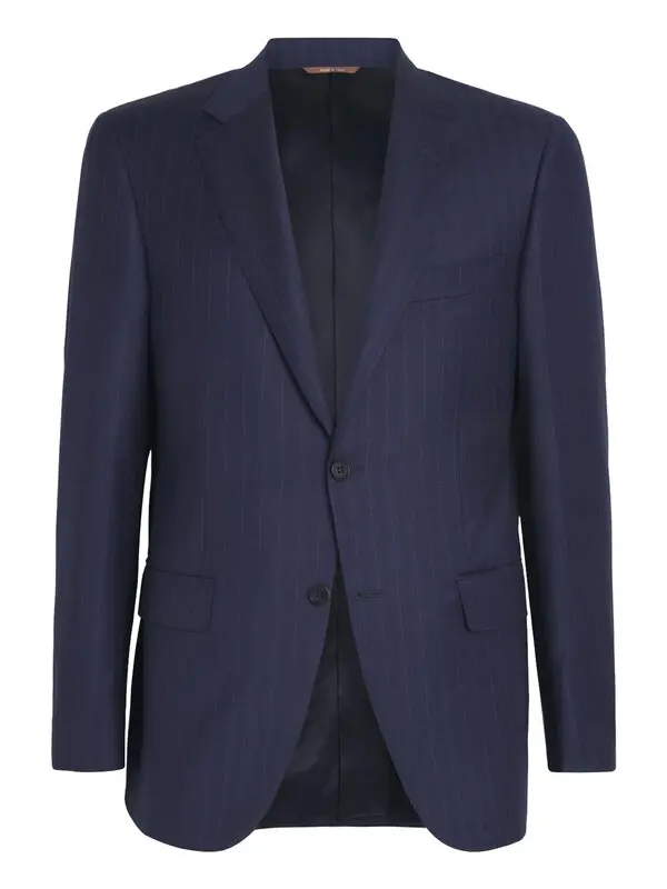 Canali Wool Pinstripe 2-piece Suit - Navy