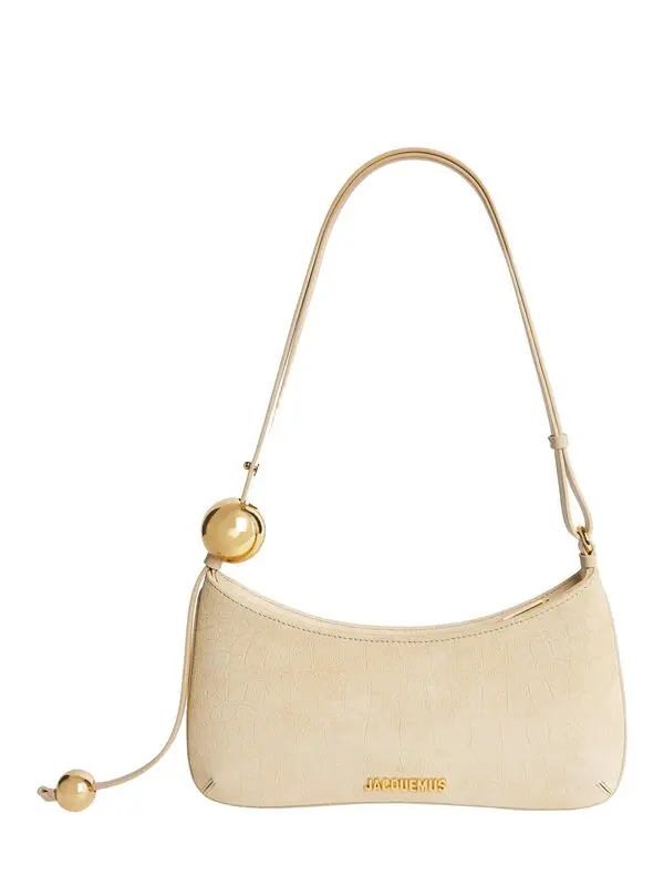 Jacquemus Le Bisou Perle Shoulder Bag - Beige