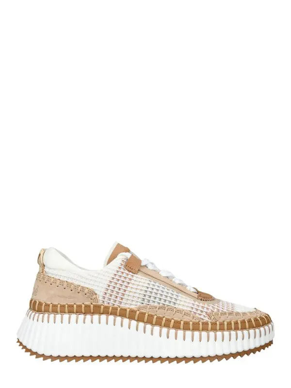 Chloé Nama Runner Sneakers - Brown