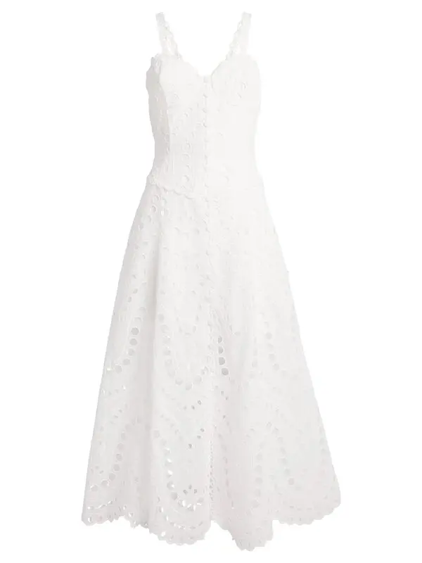 Charo Ruiz Ibiza Solace Midi Dress - White