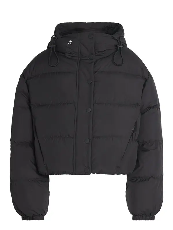 Perfect Moment Down Cropped Puffer Jacket - Black