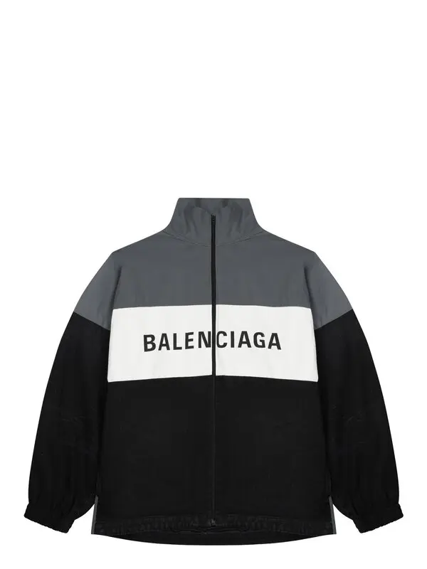 Balenciaga Logo Jacket - Blue