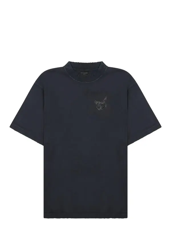 Balenciaga Medium Fit T-shirt - Black
