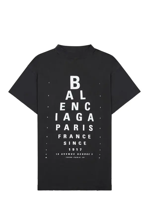 Balenciaga T-shirt With Print - Black