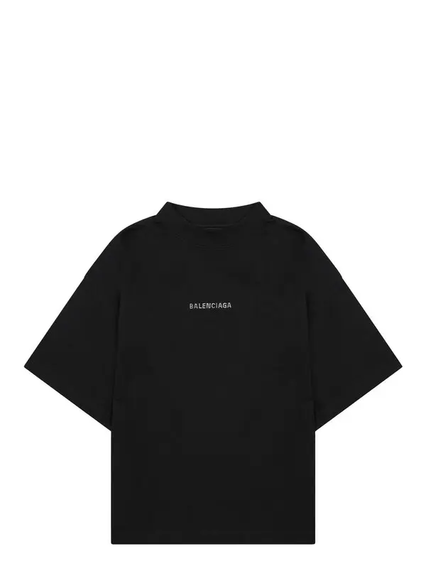 Balenciaga T-shirt With Logo - Black