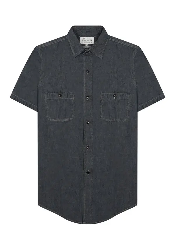 MAISON MARGIELA Denim Shirt - Blue