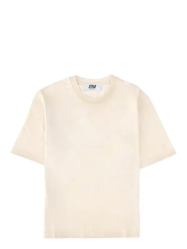 GOLDEN GOOSE Logo T-shirt - Ivory