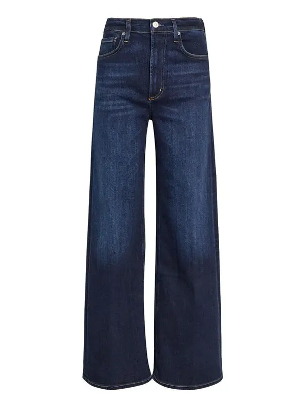Citizens Of Humanity Lyra Wide-leg Jeans - Dark Blue