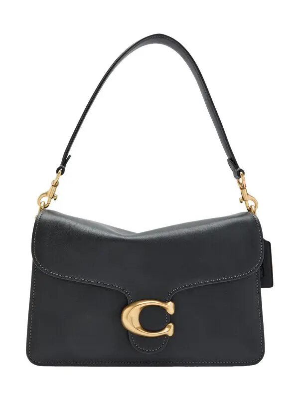 COACH Tabby Leather Shoulder Bag - Black