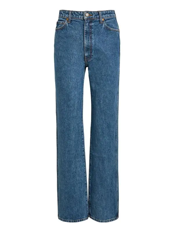 Khaite Abigail Straight-leg Jeans - Denim