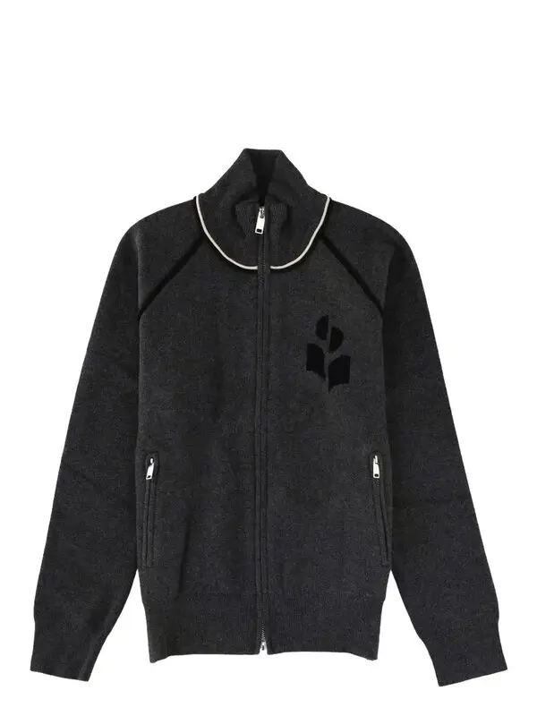 MARANT ETOILE Zip-up Cardigan - Grey