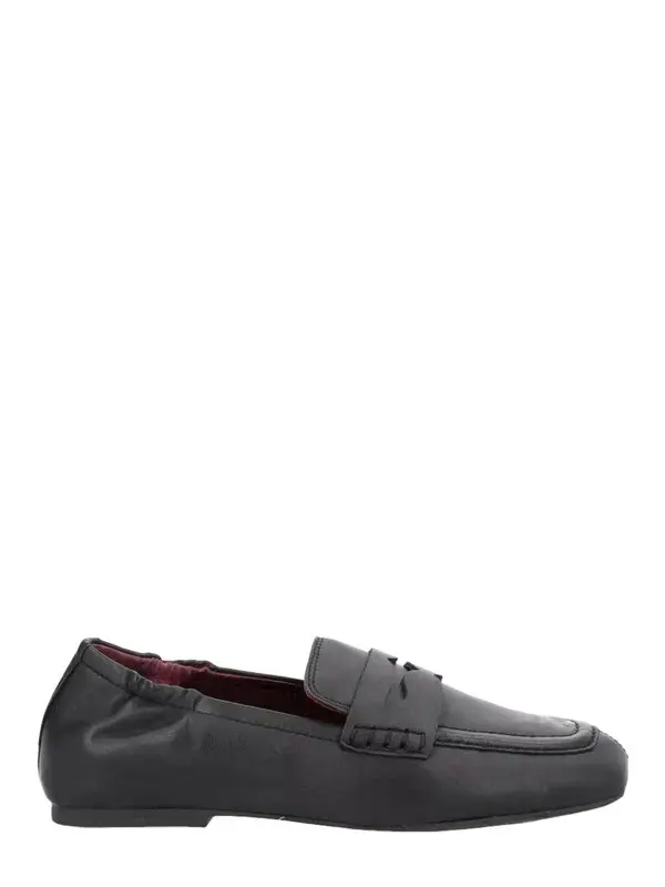 Ash Barley Leather Loafers - Black
