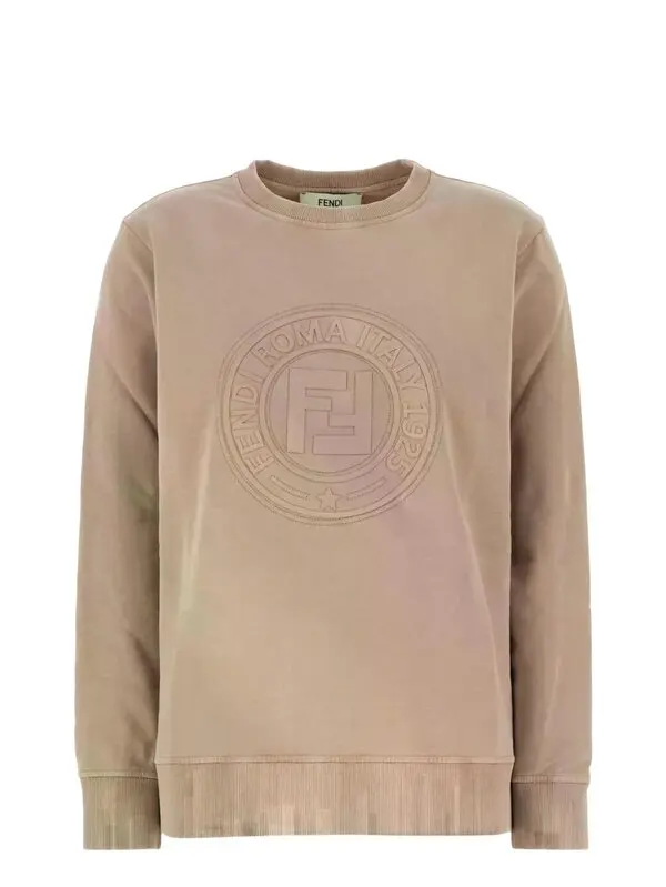 Fendi Cotton Sweatshirt - Brown