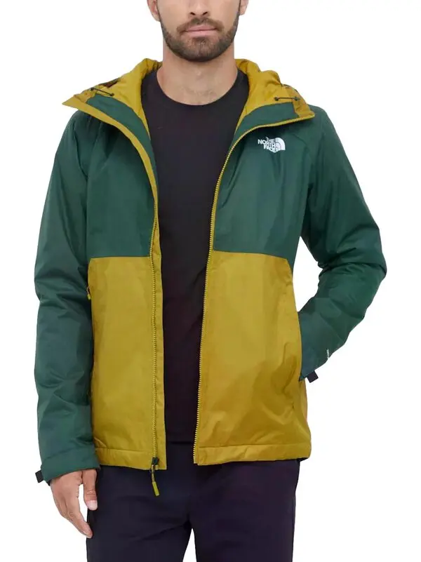The North Face Hooded Colour-block Performance Jacket - Green