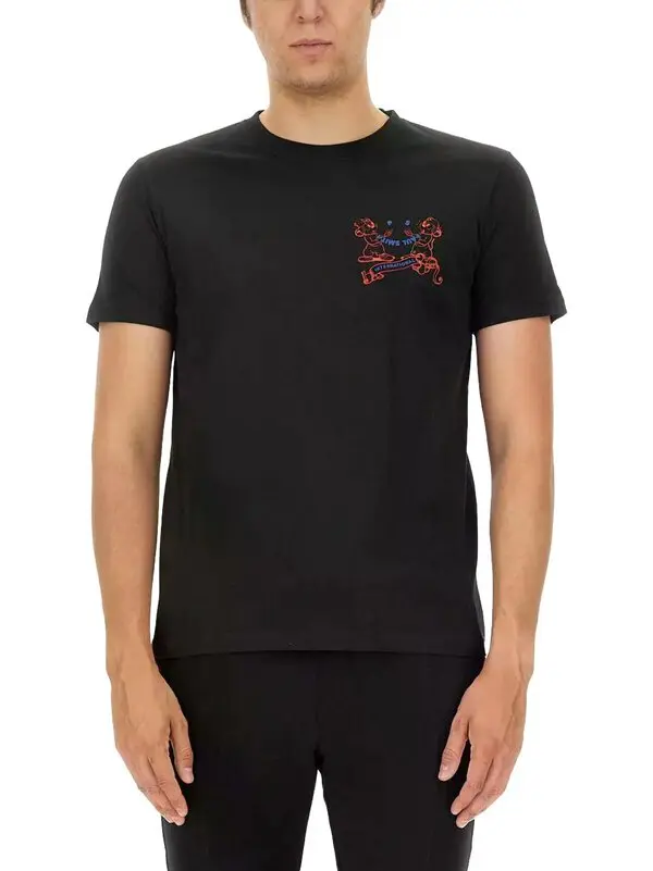 Paul Smith Graphic T-shirt - Black