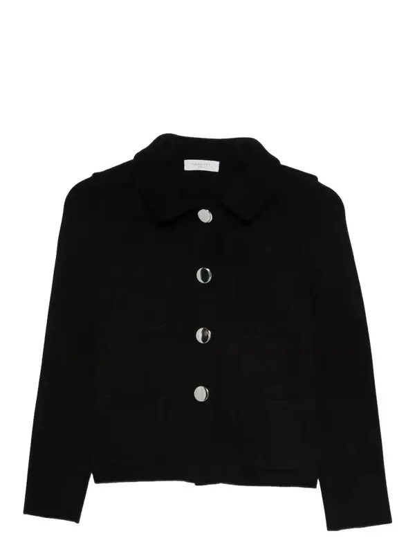 CHARLOTT Pocket Button Jacket - Black