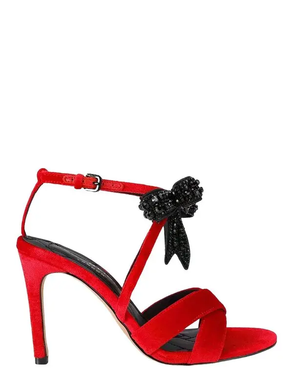 Kurt Geiger Bow Embellished Pumps - Red