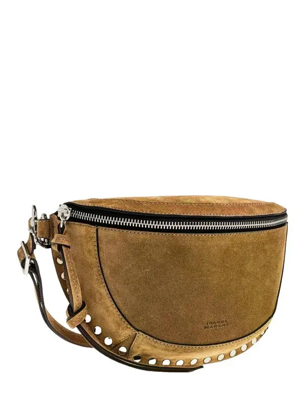 Isabel Marant Studded Suede Belt Bag - Brown