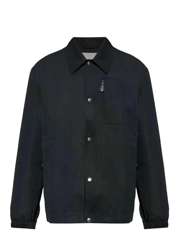 JIL SANDER Zip-pocket Overshirt - Black
