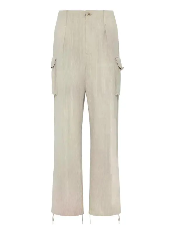 MAISON MARGIELA Cargo Pocket Trousers - Neutrals
