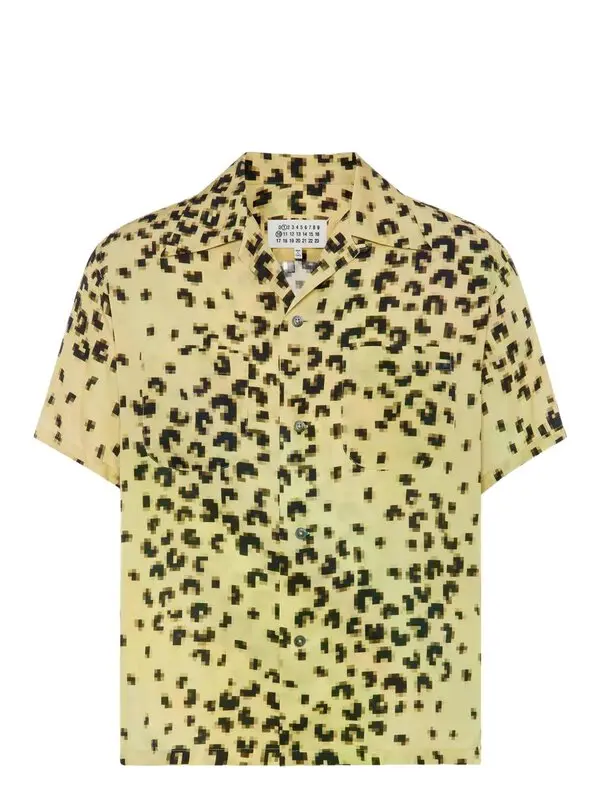 MAISON MARGIELA Short-sleeve Patterned Shirt - Yellow