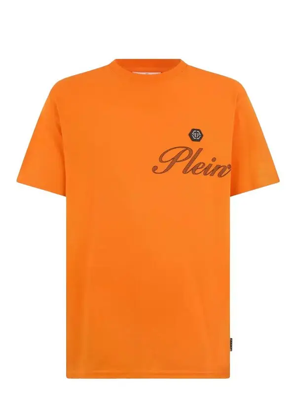 Philipp Plein Round-neck T-shirt - Orange