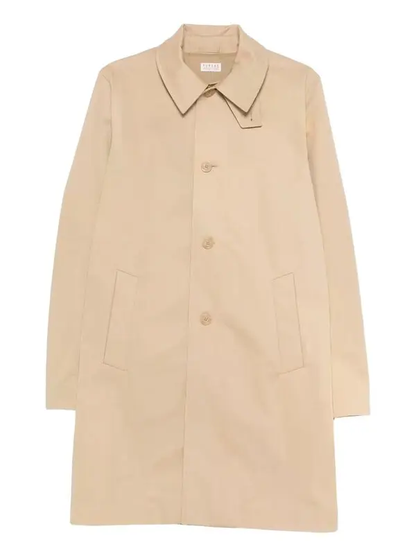 FURSAC Button Pocket Trench Coat - Neutrals